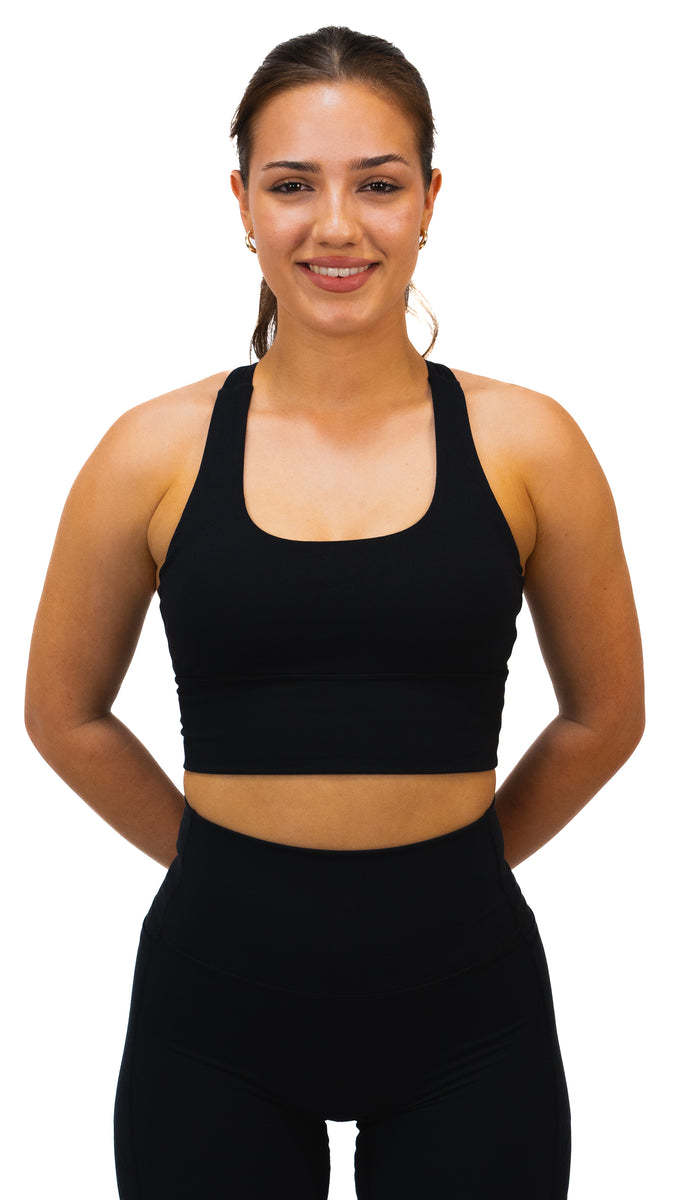 REFLEX Sports Bra - Black – VIVID Gymwear