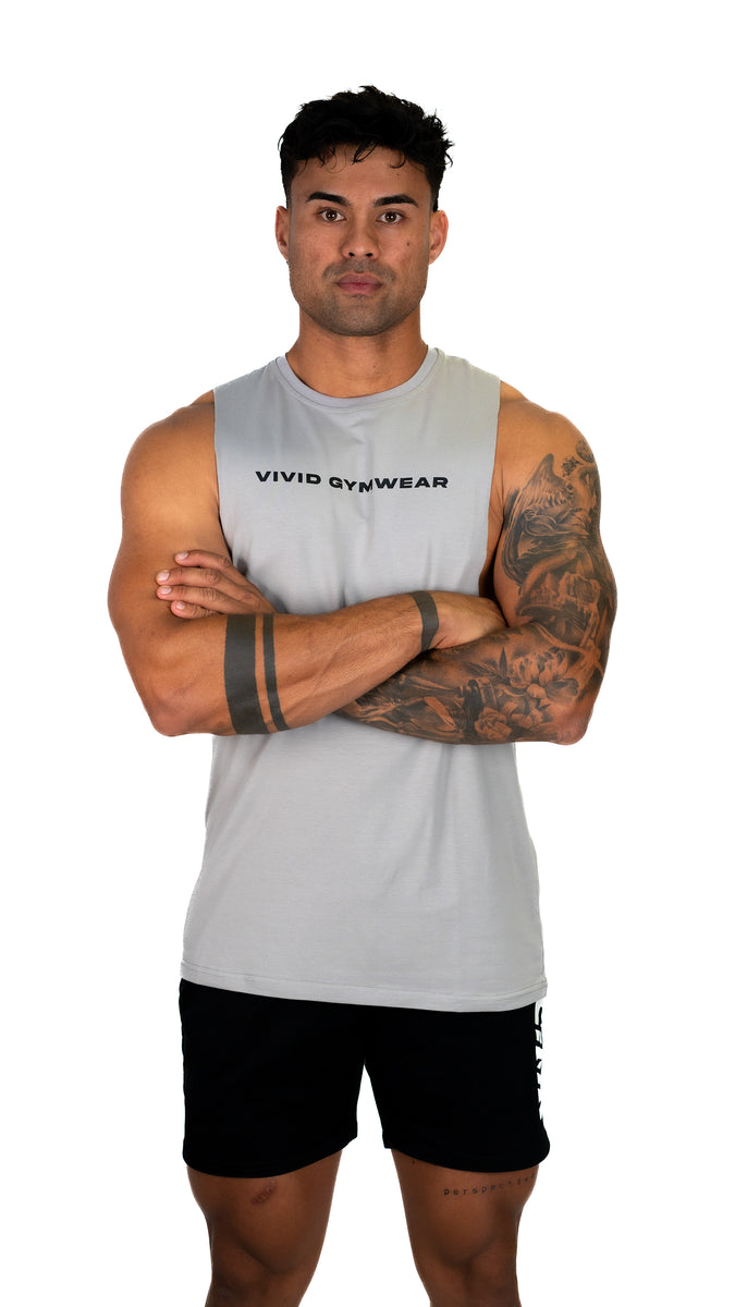 VIVID Drop Arm - Grey – VIVID Fitness Gear