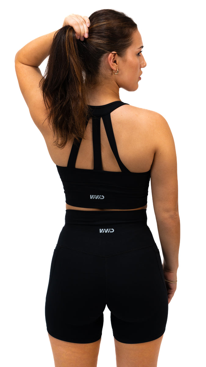 REFLEX Sports Bra - Black – VIVID Gymwear